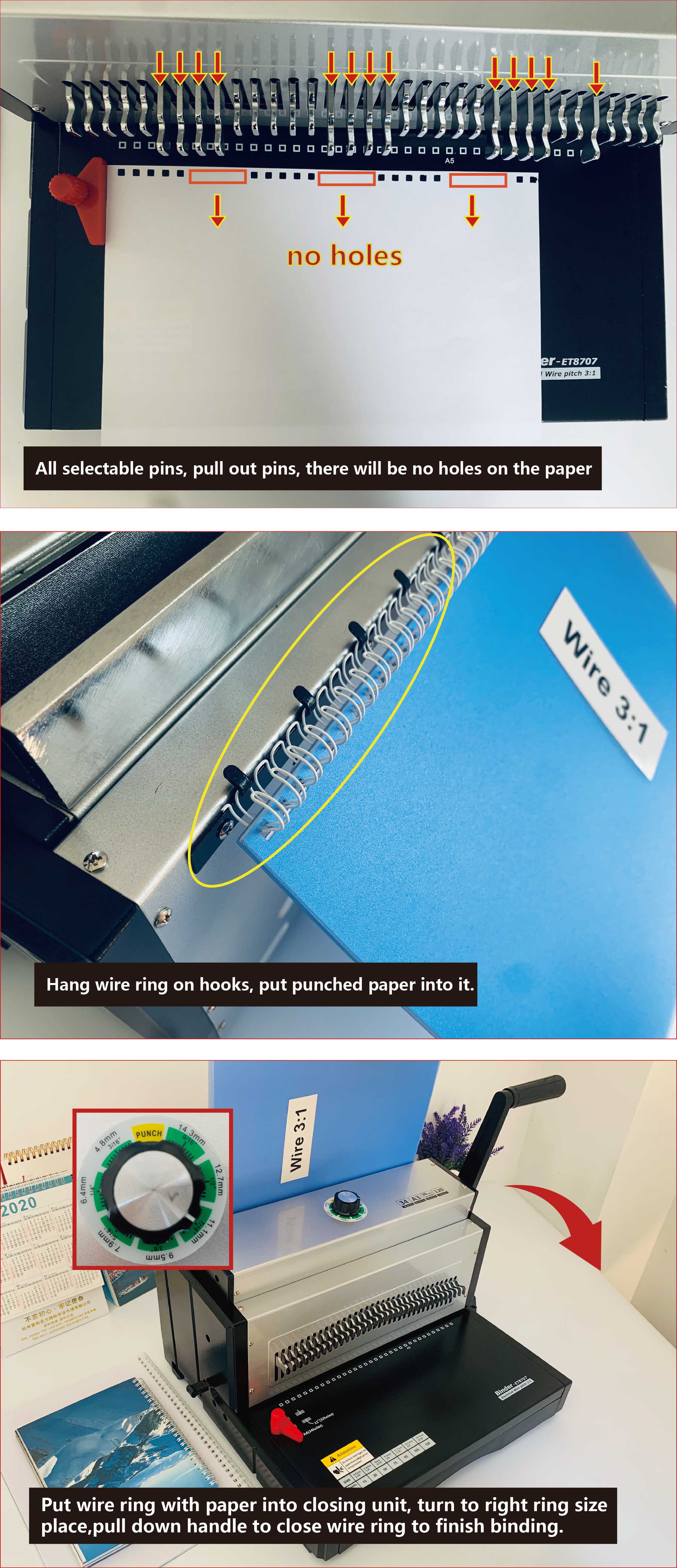 ET8707 wire binding machine