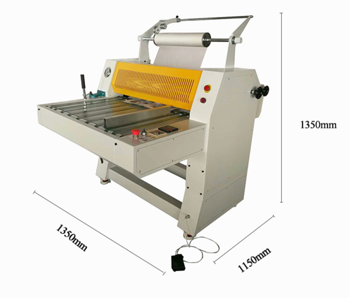 A1 roll laminator with big hydraulic pressure control
